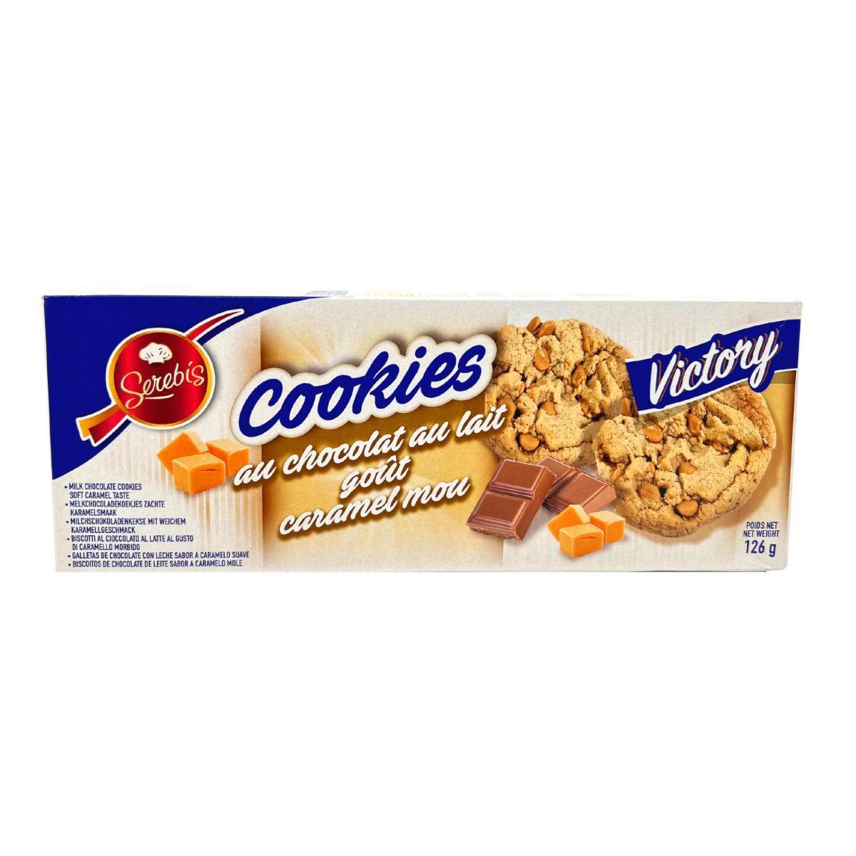 Cookies au chocolat au lait goût caramel mou - cora