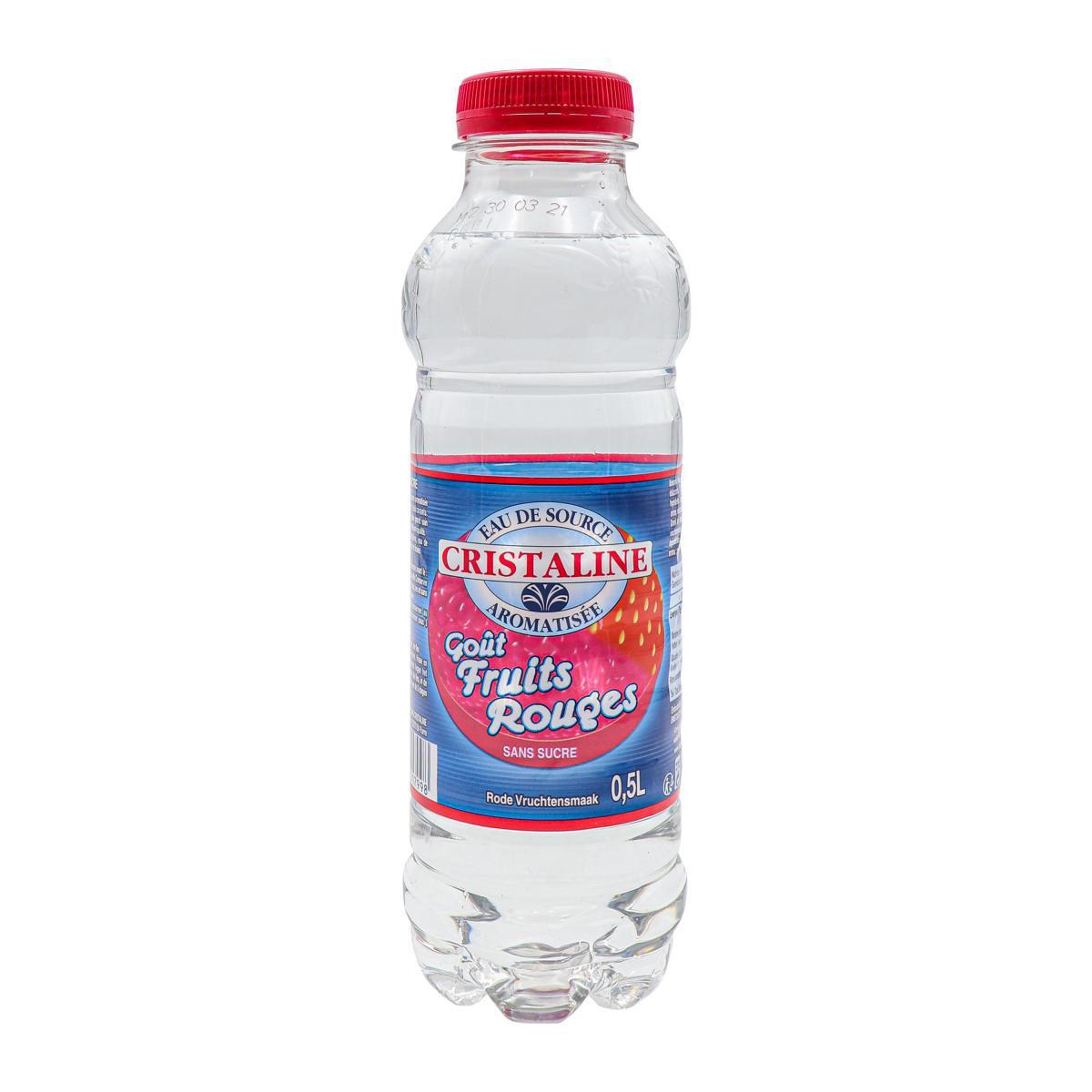 Eau de source aromatisée goût fruits rouges - cora